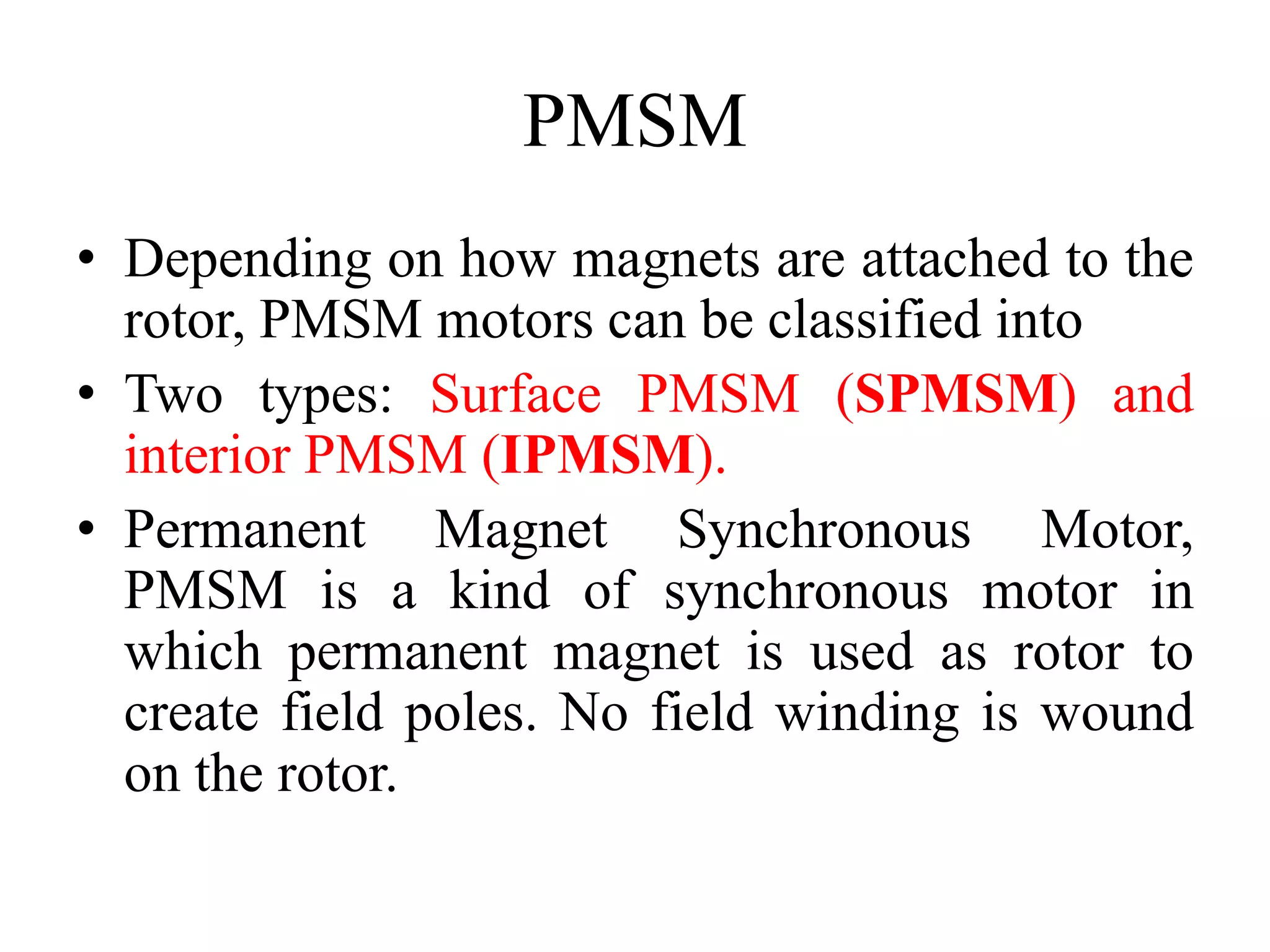 Special Electrical Machines | PPTX