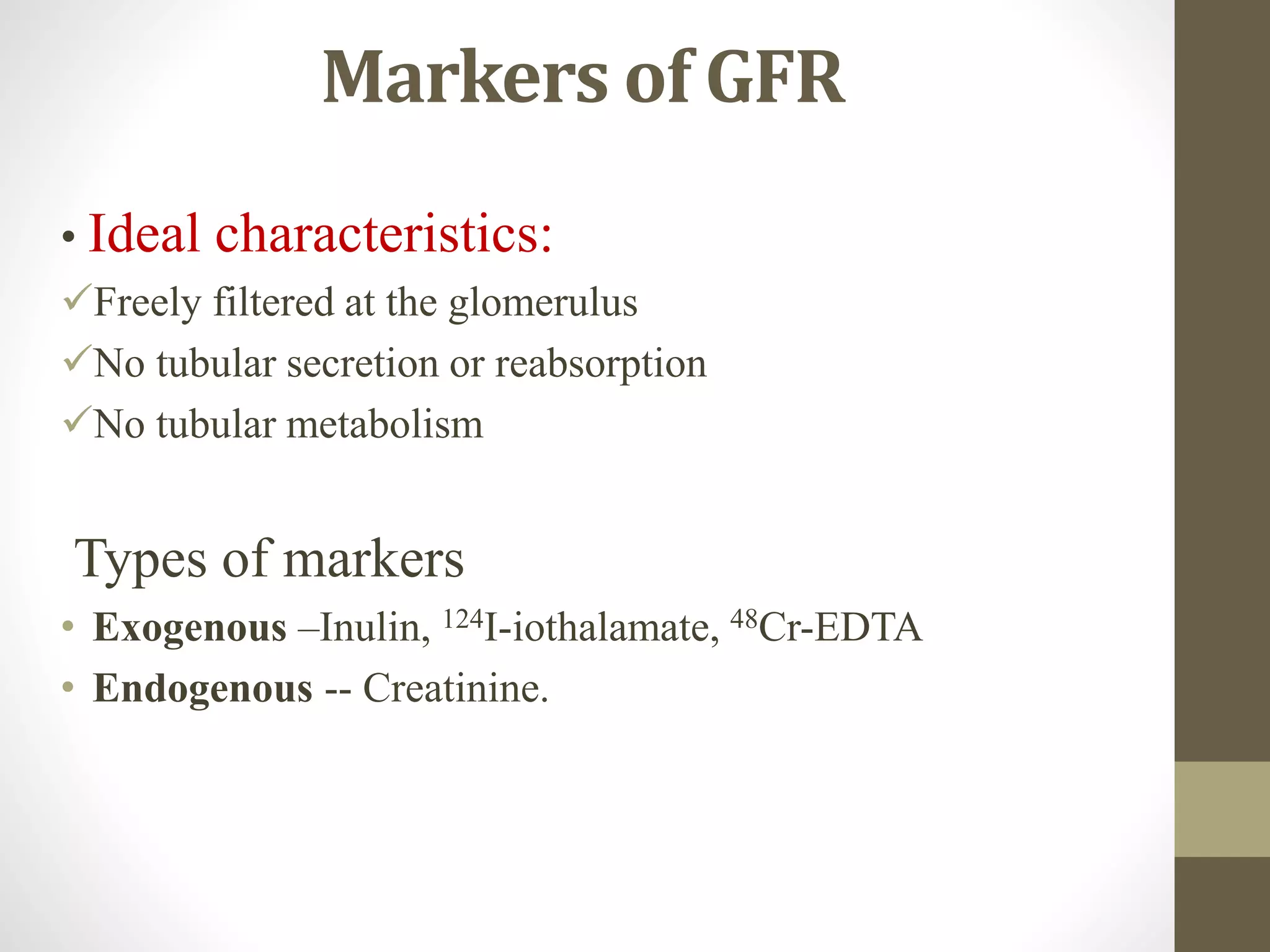 Renal physiology and its anesthetic implications | PPTX