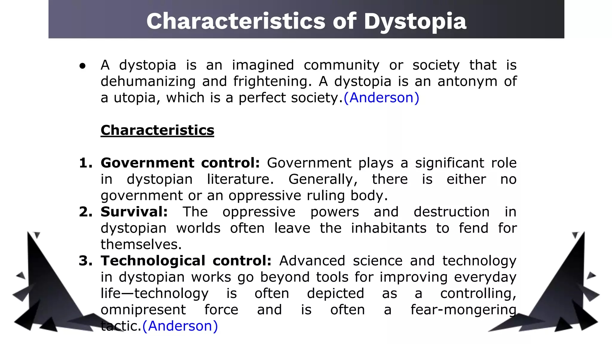 Dystopia Vs Utopia | PPTX | Fiction | Books and Literature