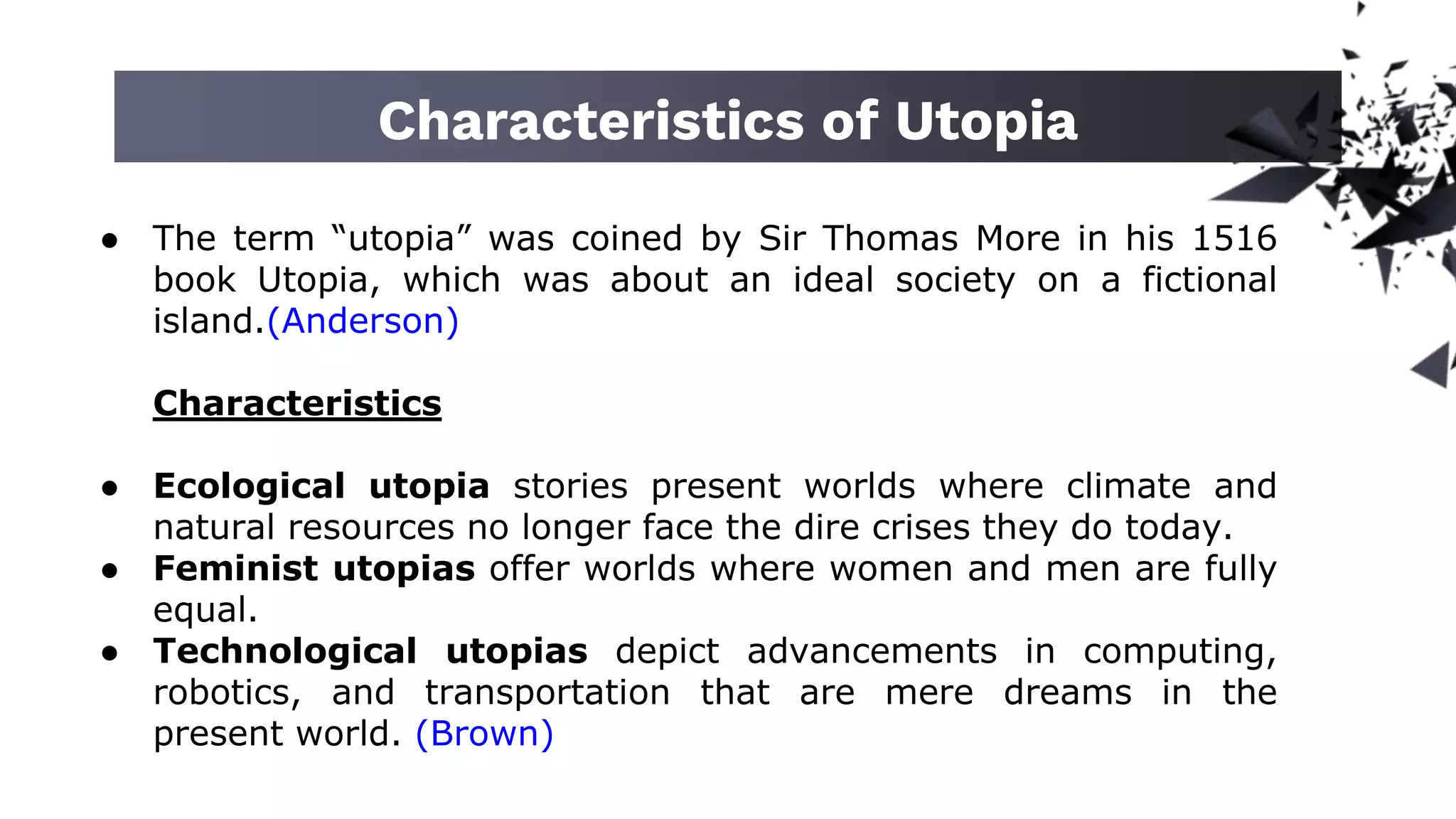 Dystopia Vs Utopia | PPTX