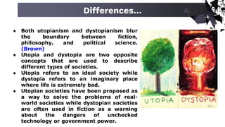 Dystopia Vs Utopia | PPTX | Fiction | Books and Literature