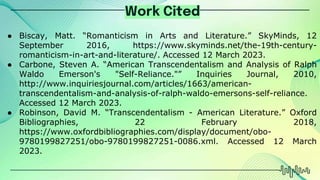 Comparative study of Romanticism and Transcendentalism | PPTX