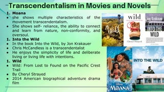 Comparative study of Romanticism and Transcendentalism | PPTX | Romance ...