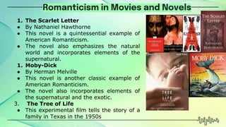 Comparative study of Romanticism and Transcendentalism | PPTX