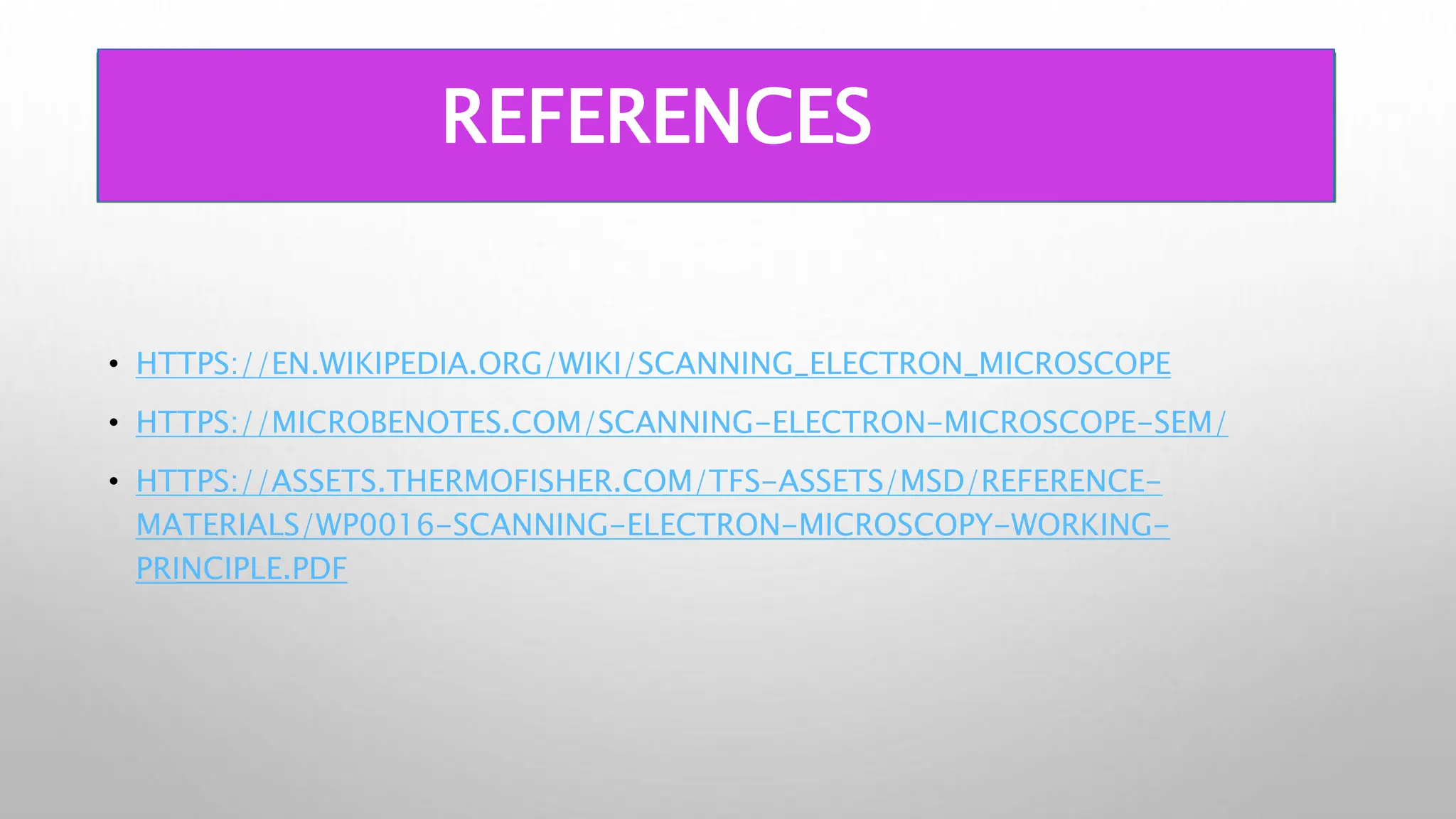 Scanning Electron Microscopy | PPT