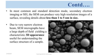 Scanning electron microscope - SEM , Its applicability in rasashastra ...