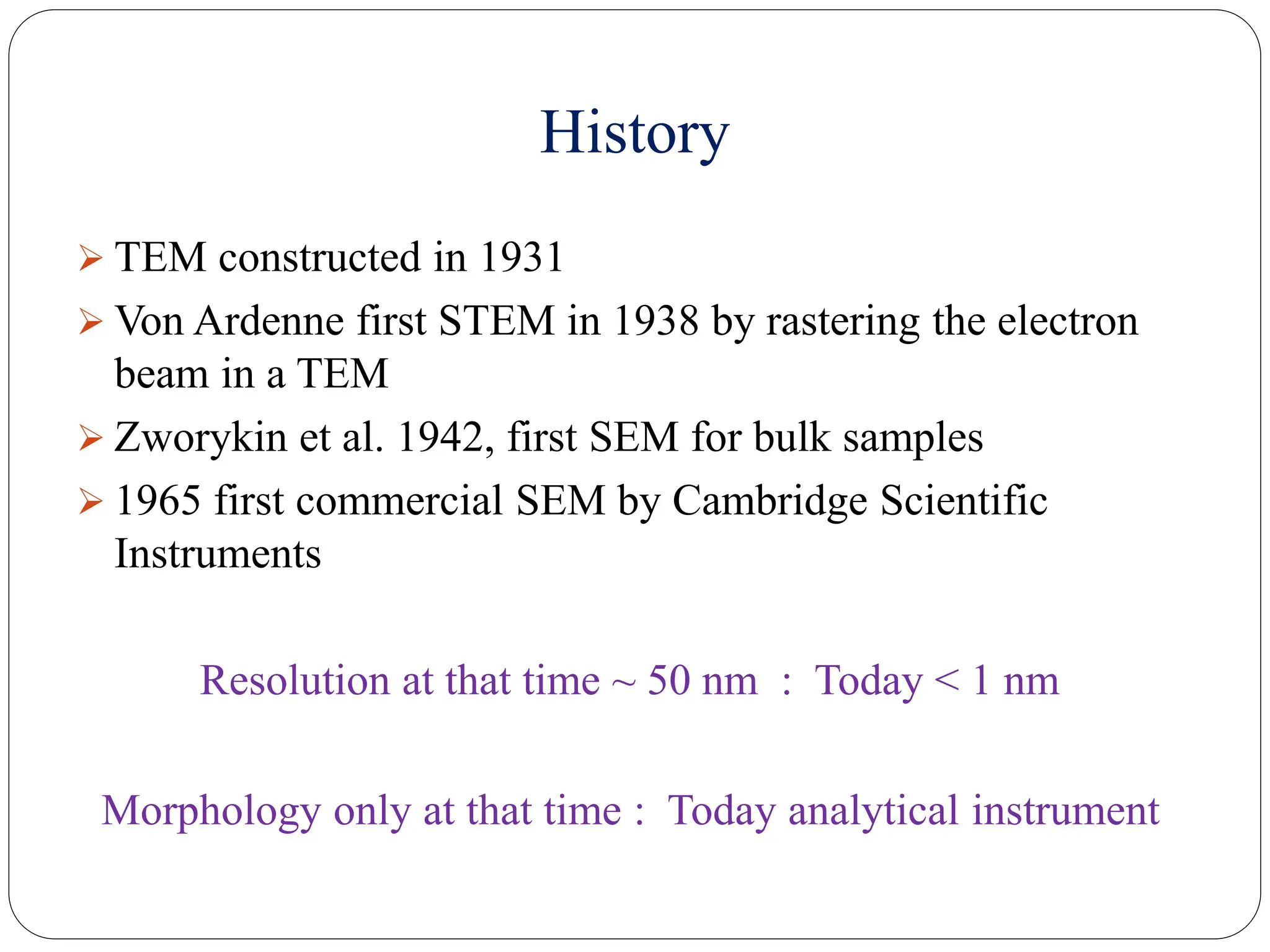 overview on scanning electron microscope | PPT