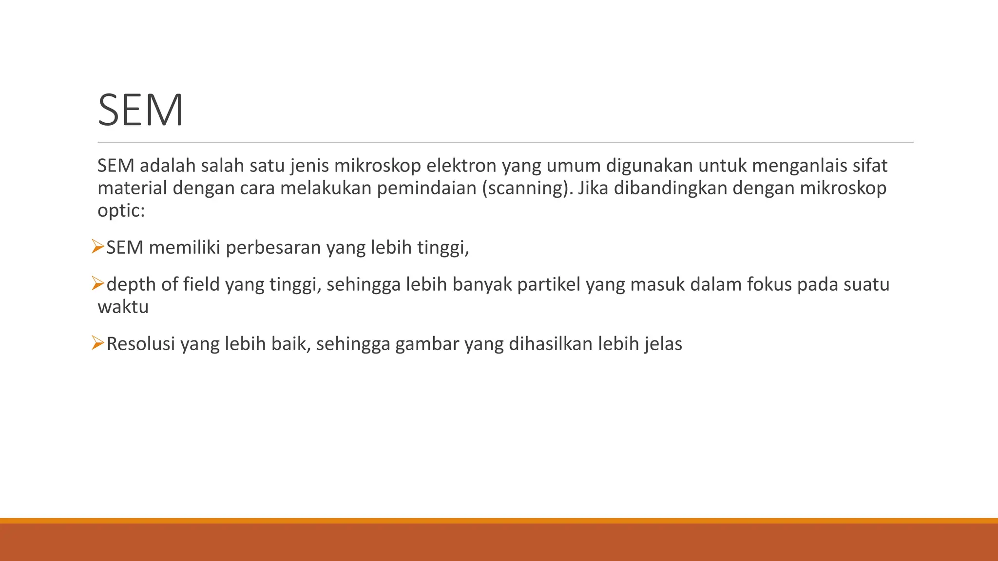 Materi tentang electron microscope basic | PPT