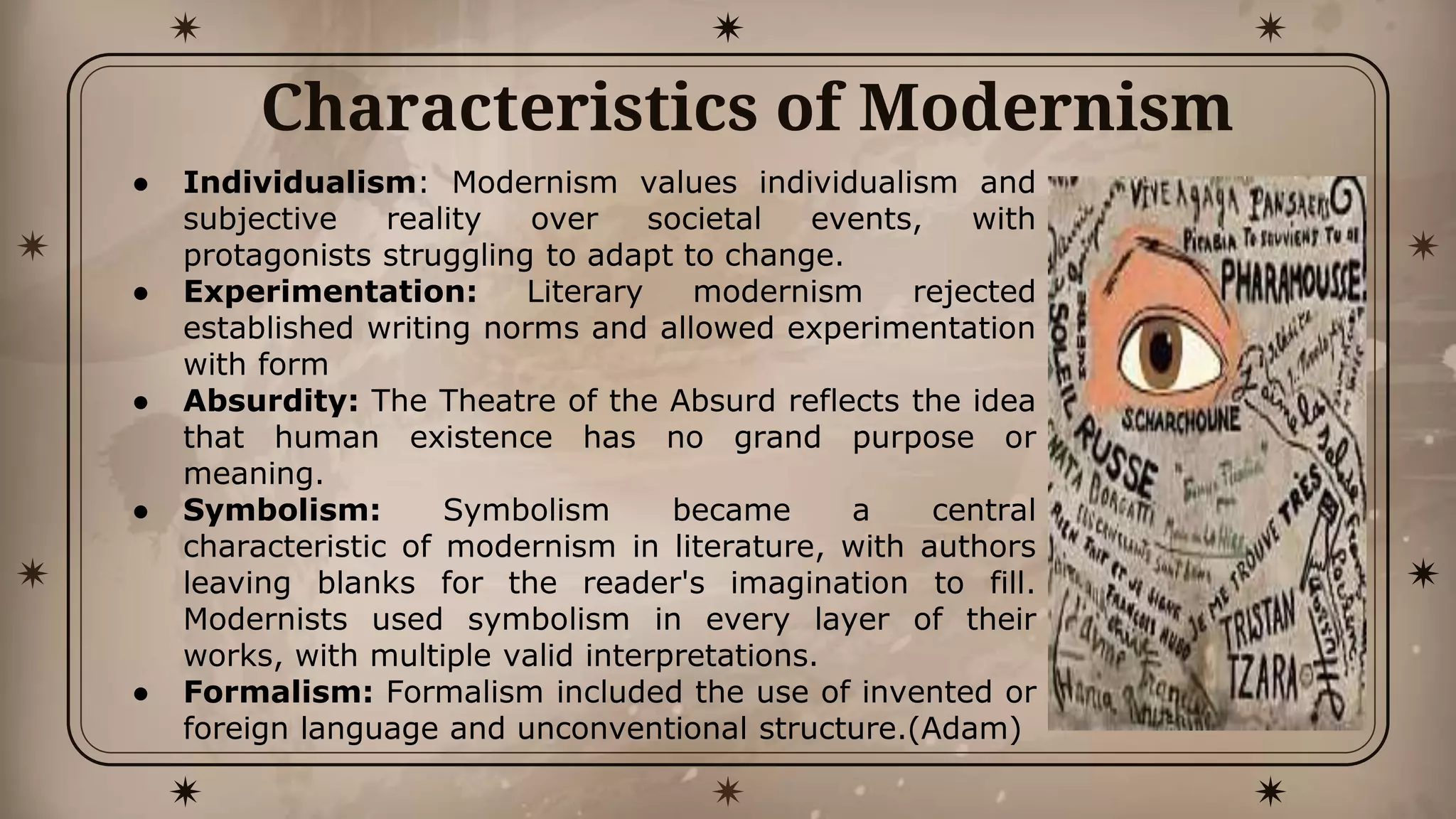 Comparative Analysis of Modernism and Postmodernism in Literature | PPTX