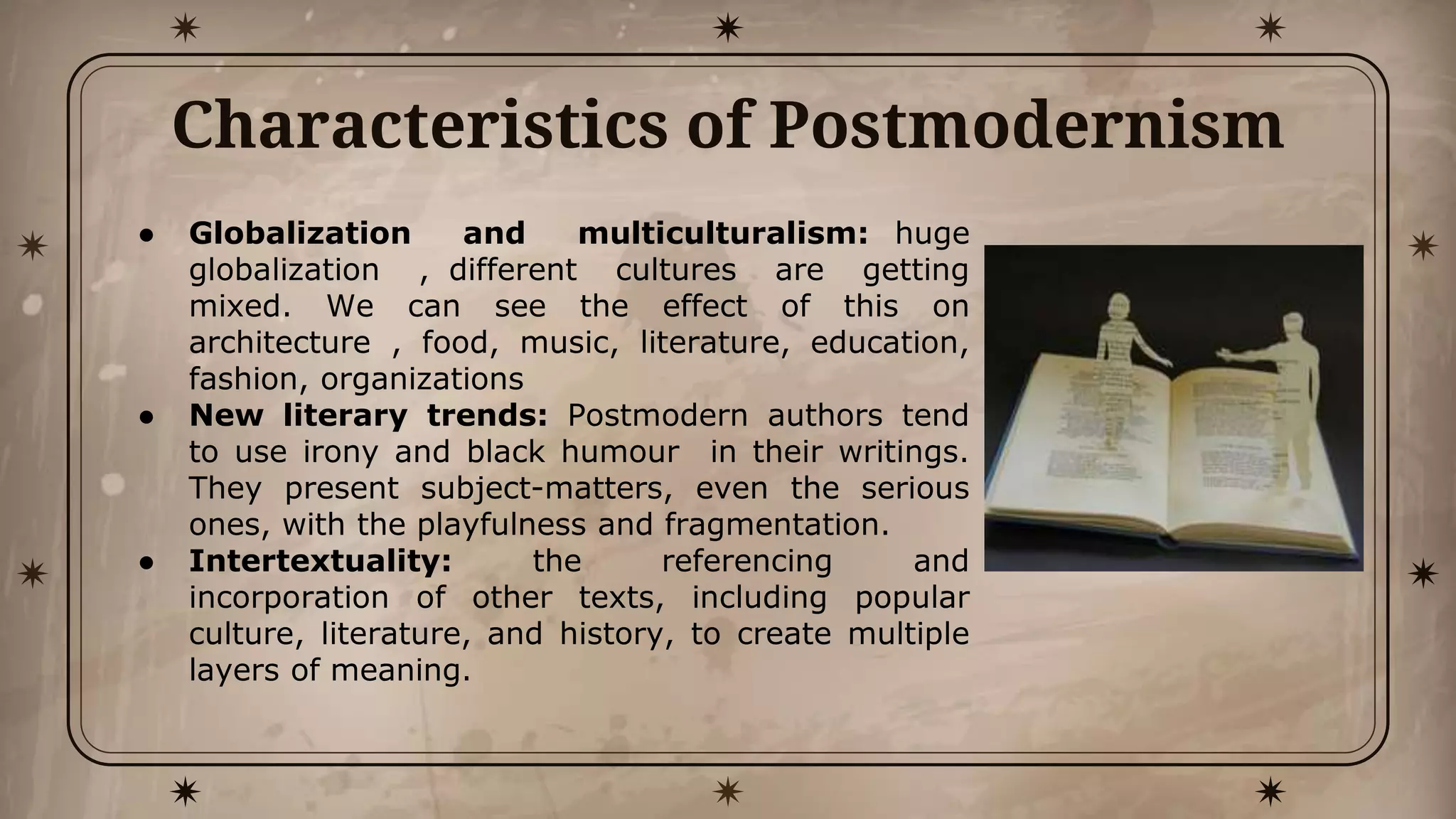 Comparative Analysis of Modernism and Postmodernism in Literature | PPTX