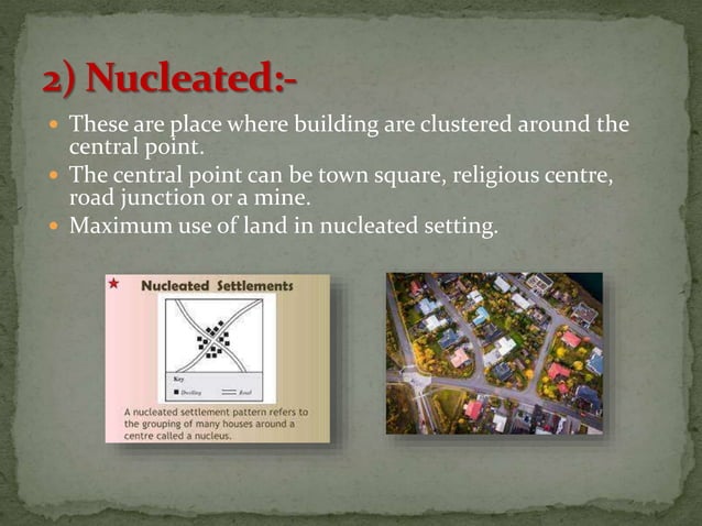 Types and Pattern of Rural Settlement | PPTX