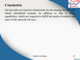 jini technology | PPT