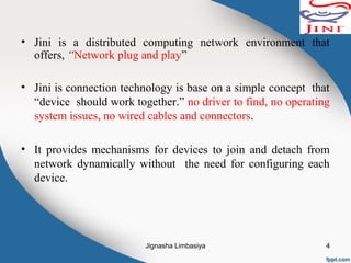 jini technology | PPT
