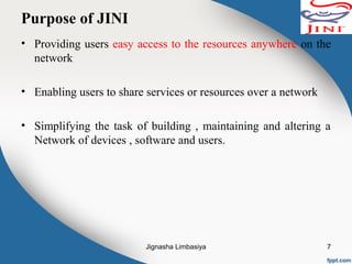 jini technology | PPT