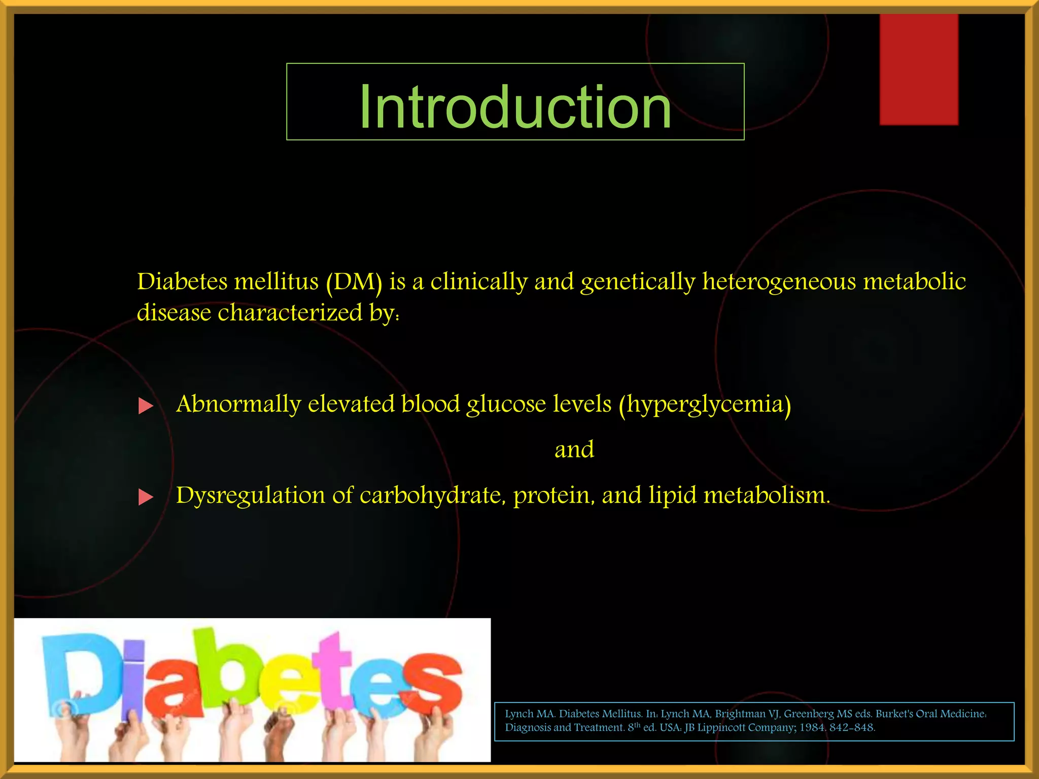 Diabetes mellitus- Dr Sanjana Ravindra | PDF