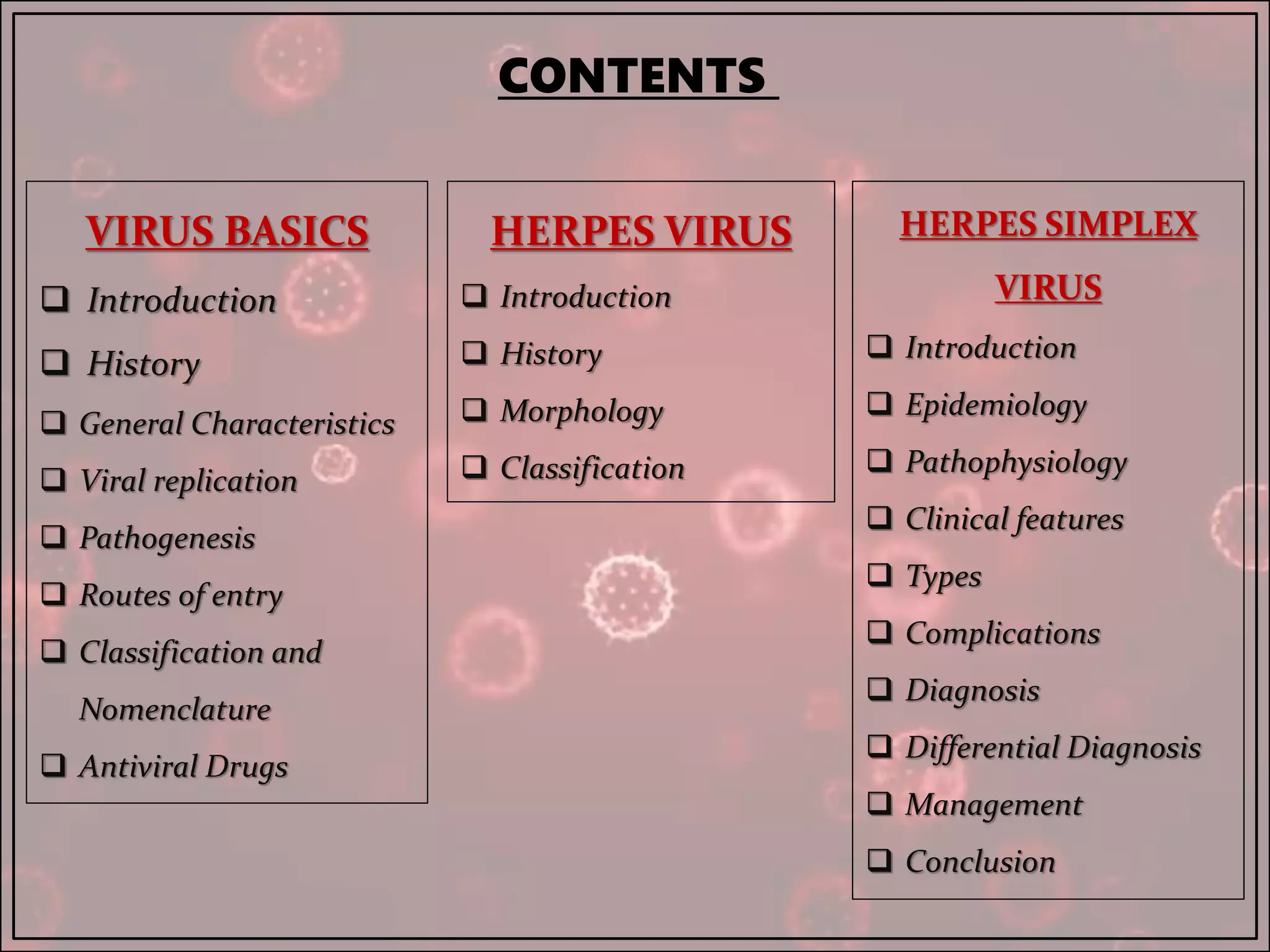 Herpes Simplex viral Infection - Dr Sanjana Ravindra | PPT