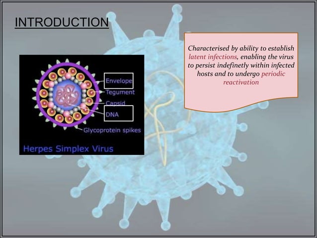 Herpes Simplex viral Infection - Dr Sanjana Ravindra | PPT