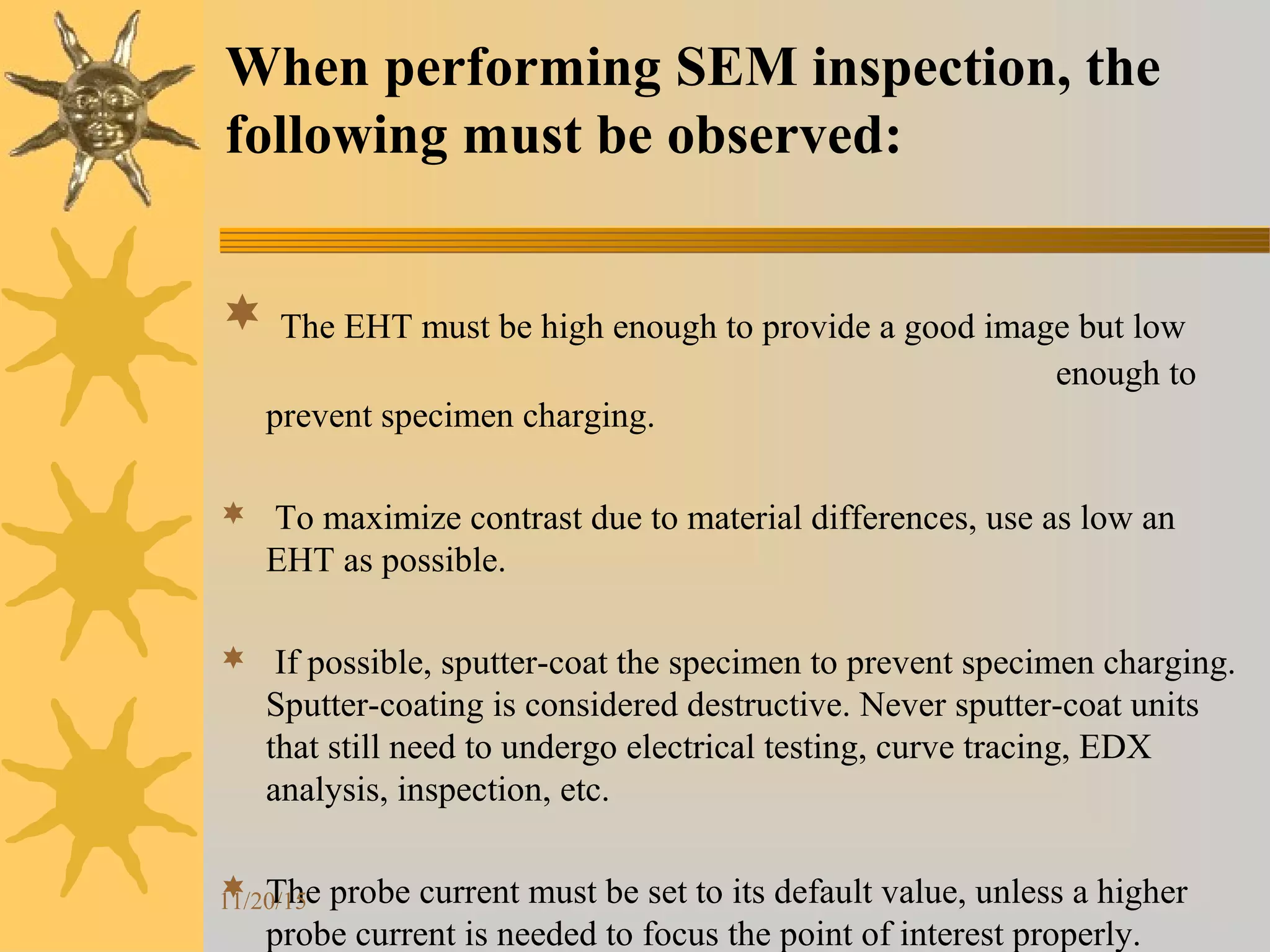 Scanning Electron Microscope- Energy - Dispersive X -Ray Microanalysis ...