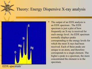 Scanning Electron Microscope- Energy - Dispersive X -Ray Microanalysis ...