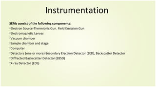 SEM- scanning electron microscope | PPT