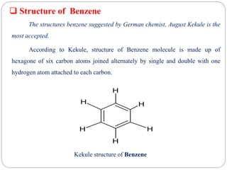 "Structure of benzene" | PPTX