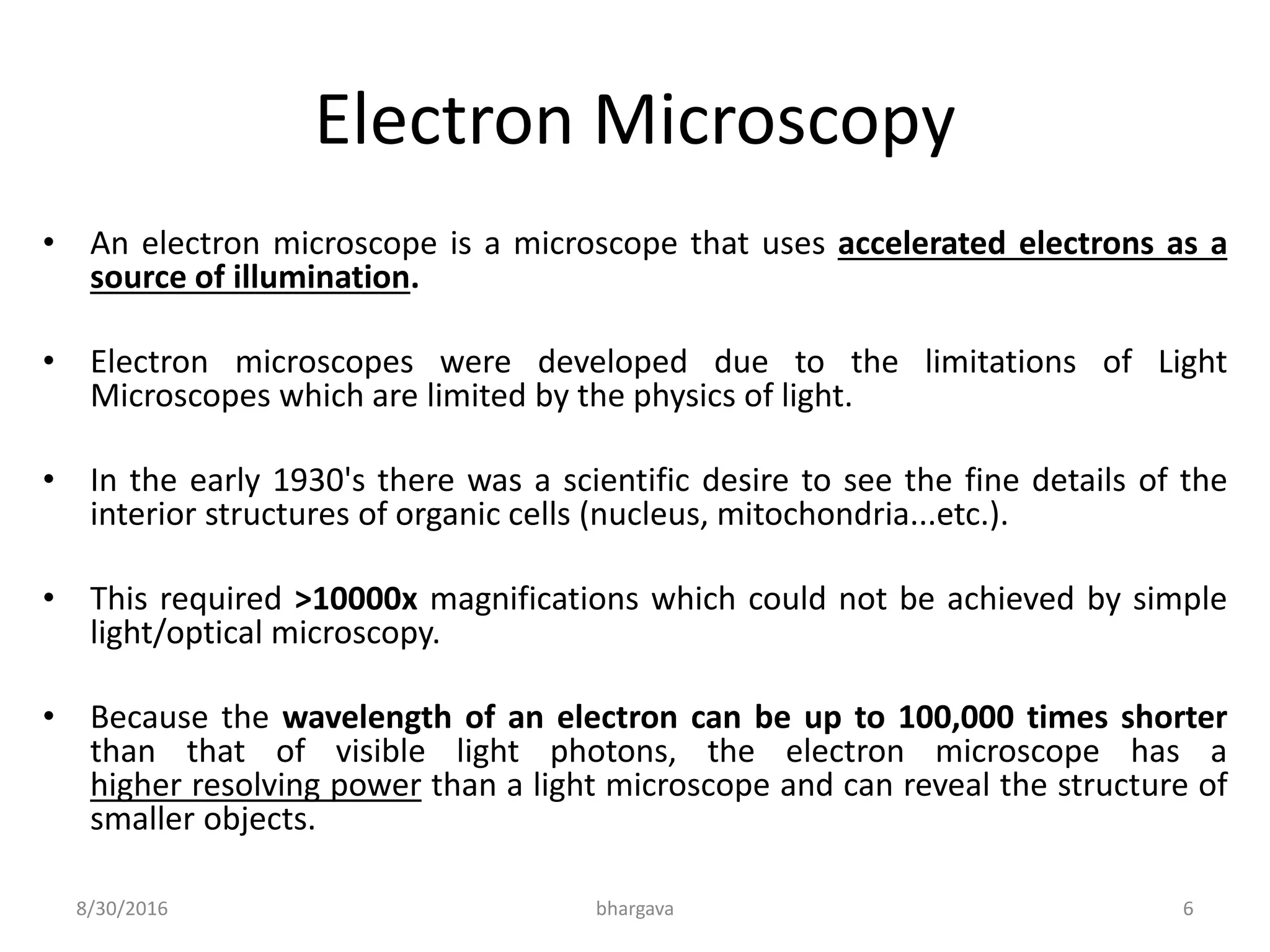 Scanning Electron Microscopy Sem Lecture Pptx Chemistry Science