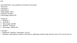 Sem live project | PPTX