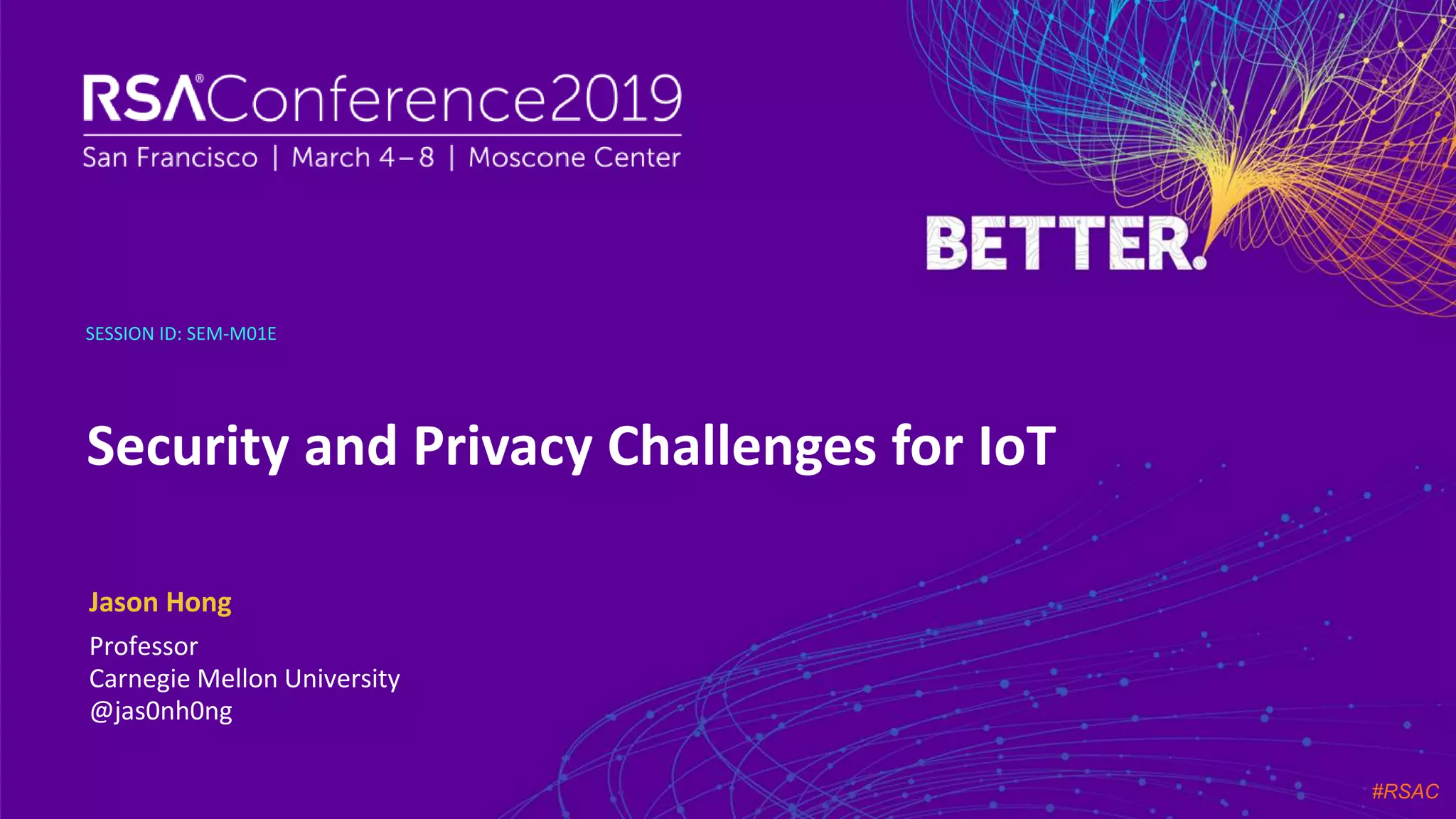 Security And Privacy Challenges For Iot Ppt