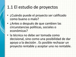 Sem01 01-formulación y evaluación de proyectos | PPTX