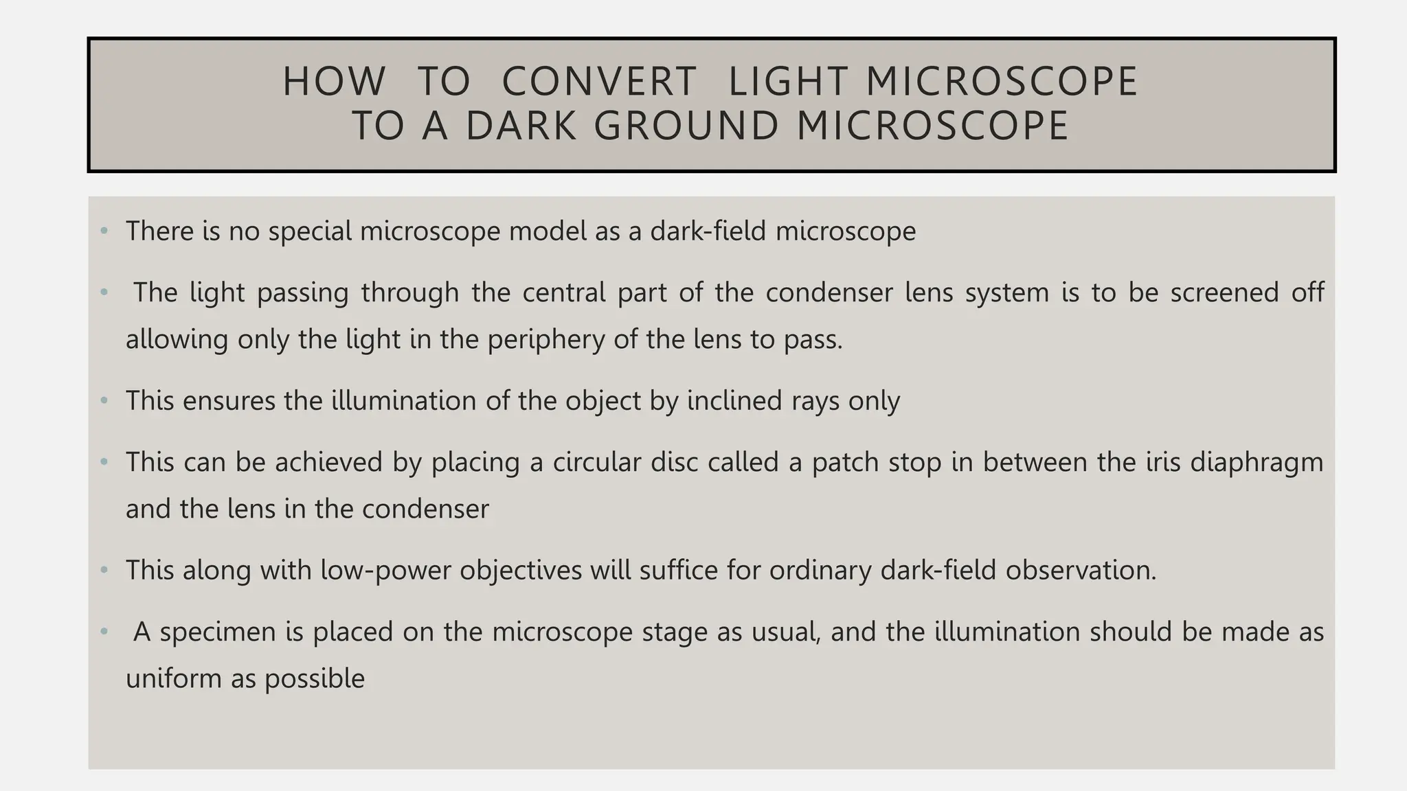 Dark Ground Microscopy.pptx