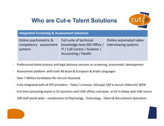 Making Psychometrics And Online Assessment Work In A UAE And GCC ...