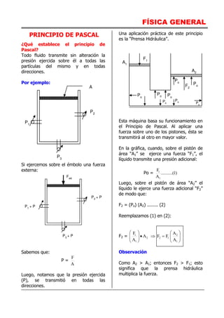 Fundamentos de Hidrostatica - Una mirada | PDF | Physics | Science