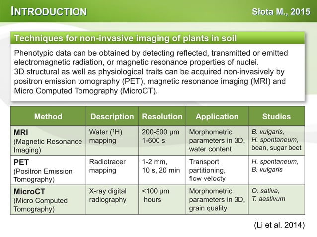 Phenotyping of plant root systems | PPT