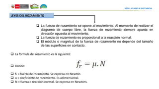 Sem12 rozamiento | PPTX