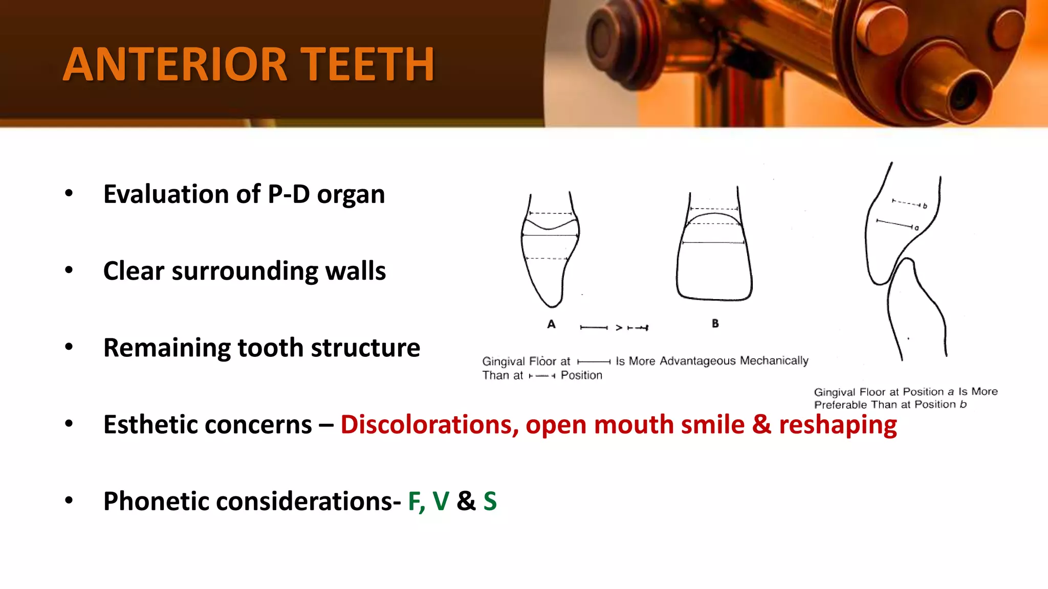 principles for restoration of badly broken teeth | PPTX