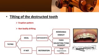 principles for restoration of badly broken teeth | PPTX