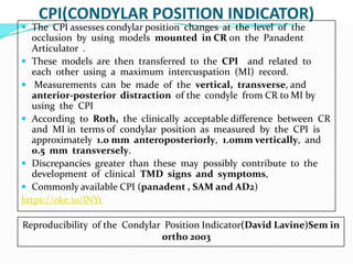 condylar position indicator | PDF