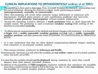 condylar position indicator | PDF