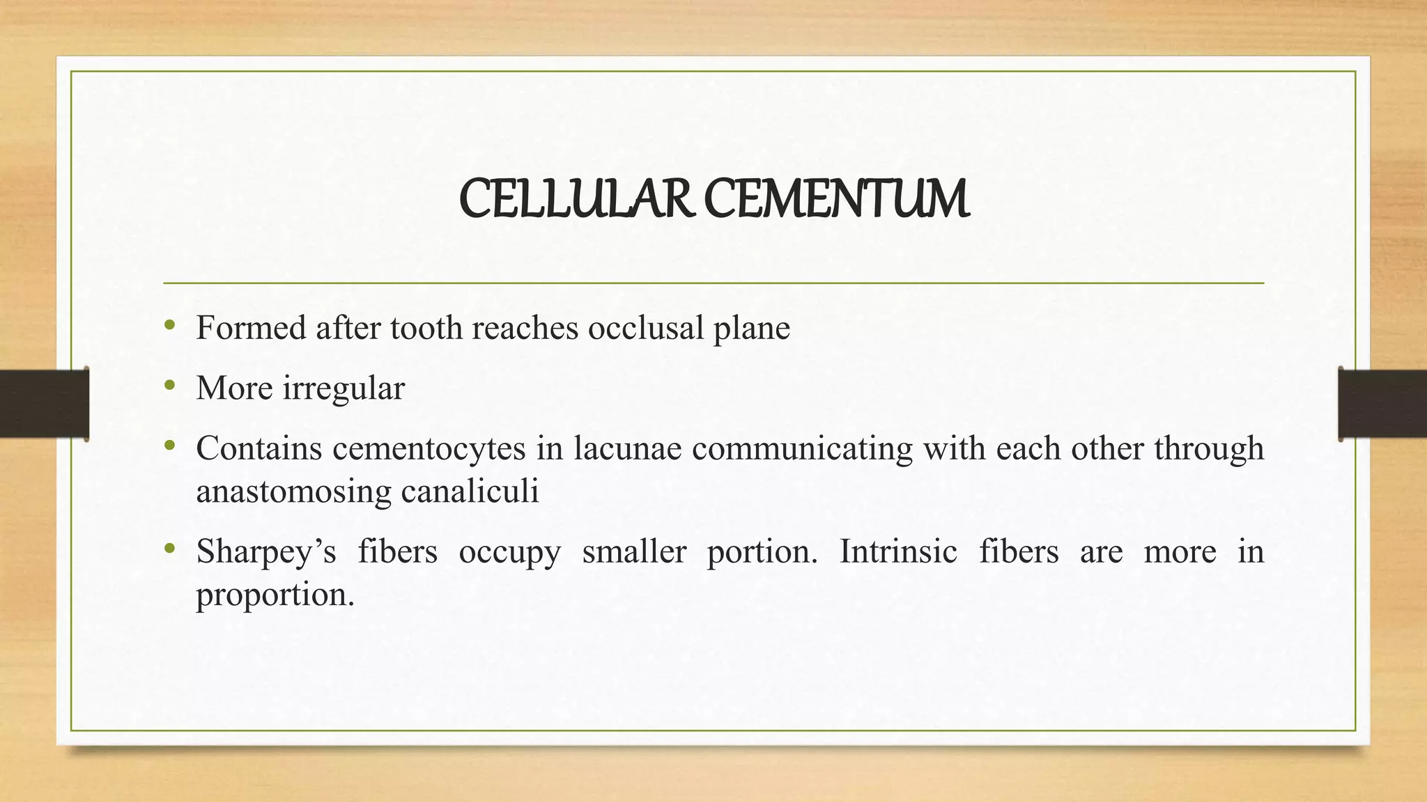 Cementum | PPTX