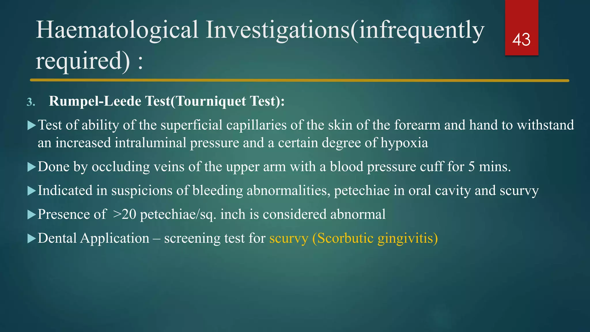 Laboratory Investigations | PPTX