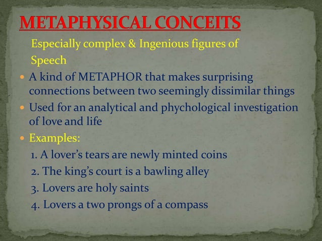 METAPHYSICAL POETRY | PPTX | Poetry | Books and Literature