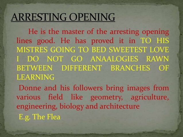 METAPHYSICAL POETRY | PPTX | Poetry | Books and Literature