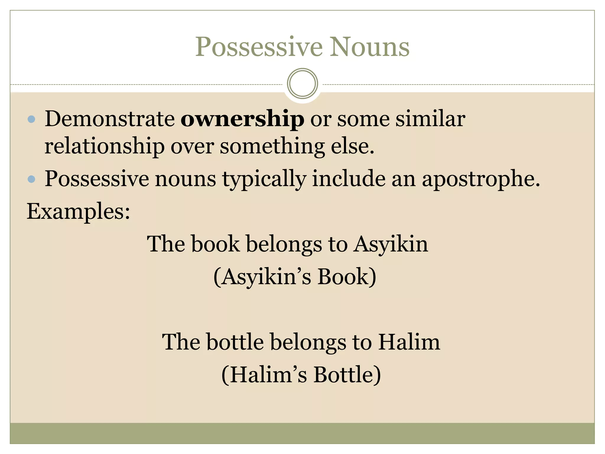 Sem 2 english grammar 2 - gender, plural...nouns | PPT