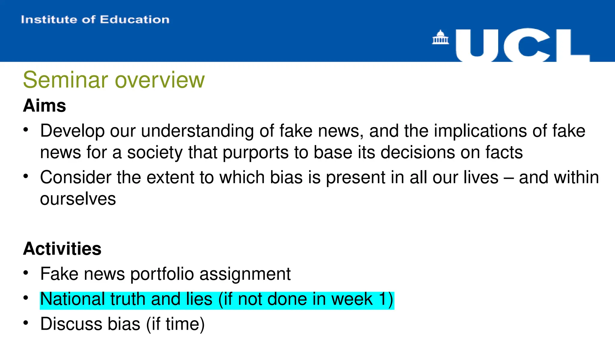 Sem2 - Fake News; Bias_2019-20_v1.1.pptx
