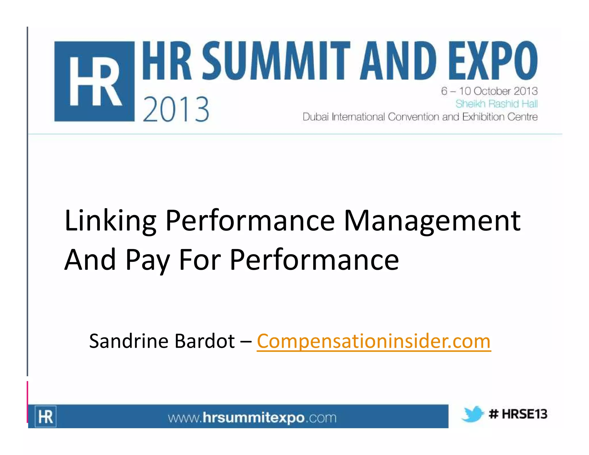 Practical Tips For Linking Performance Management And Pay-For ...