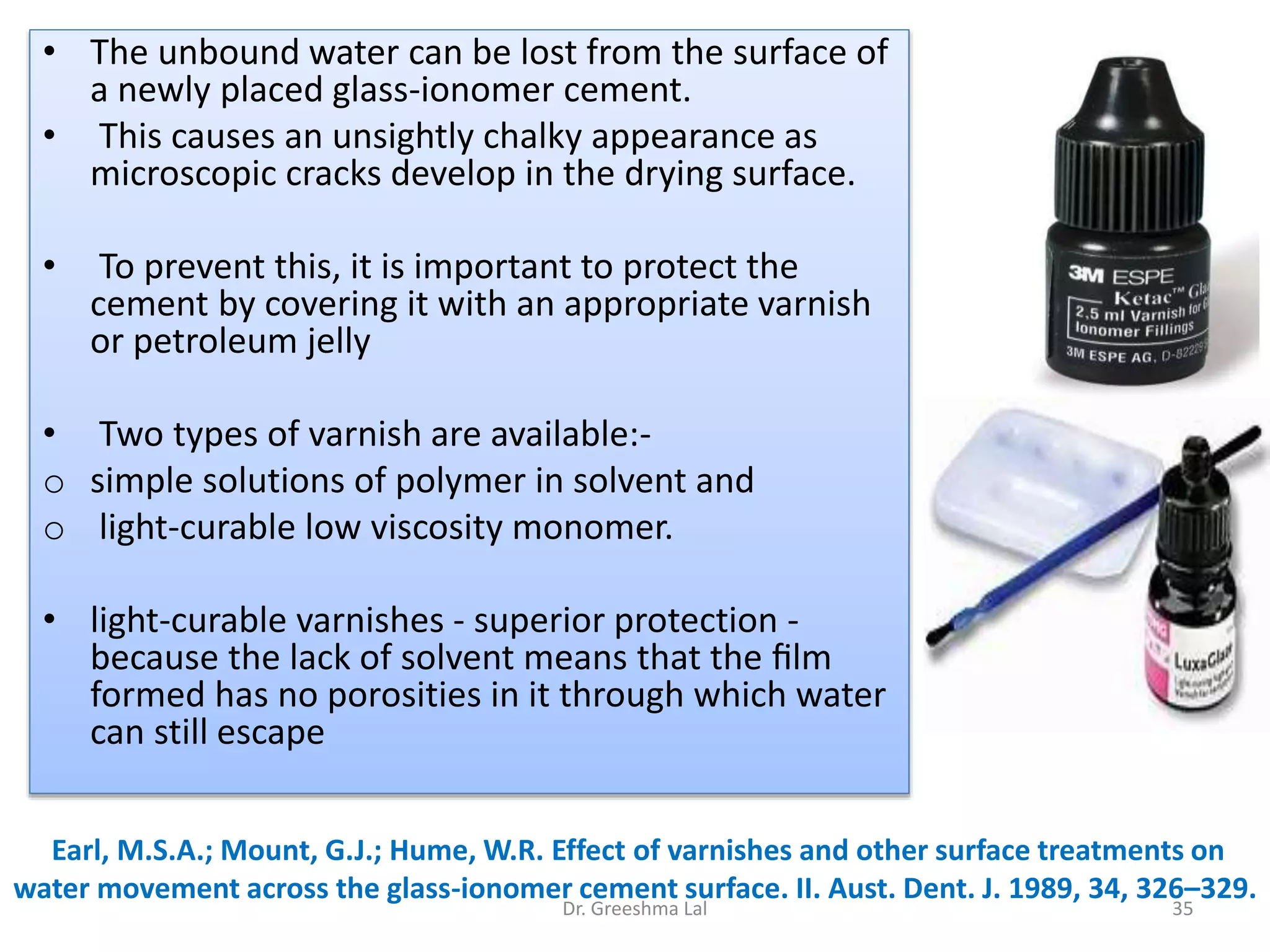 Glass Ionomer Cement | PPT