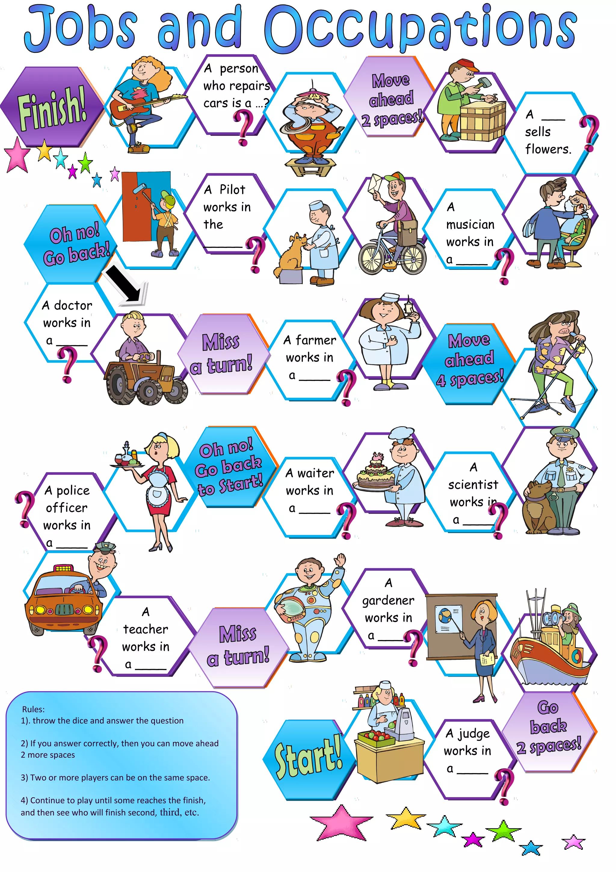 jobs and workplaces board game | PDF