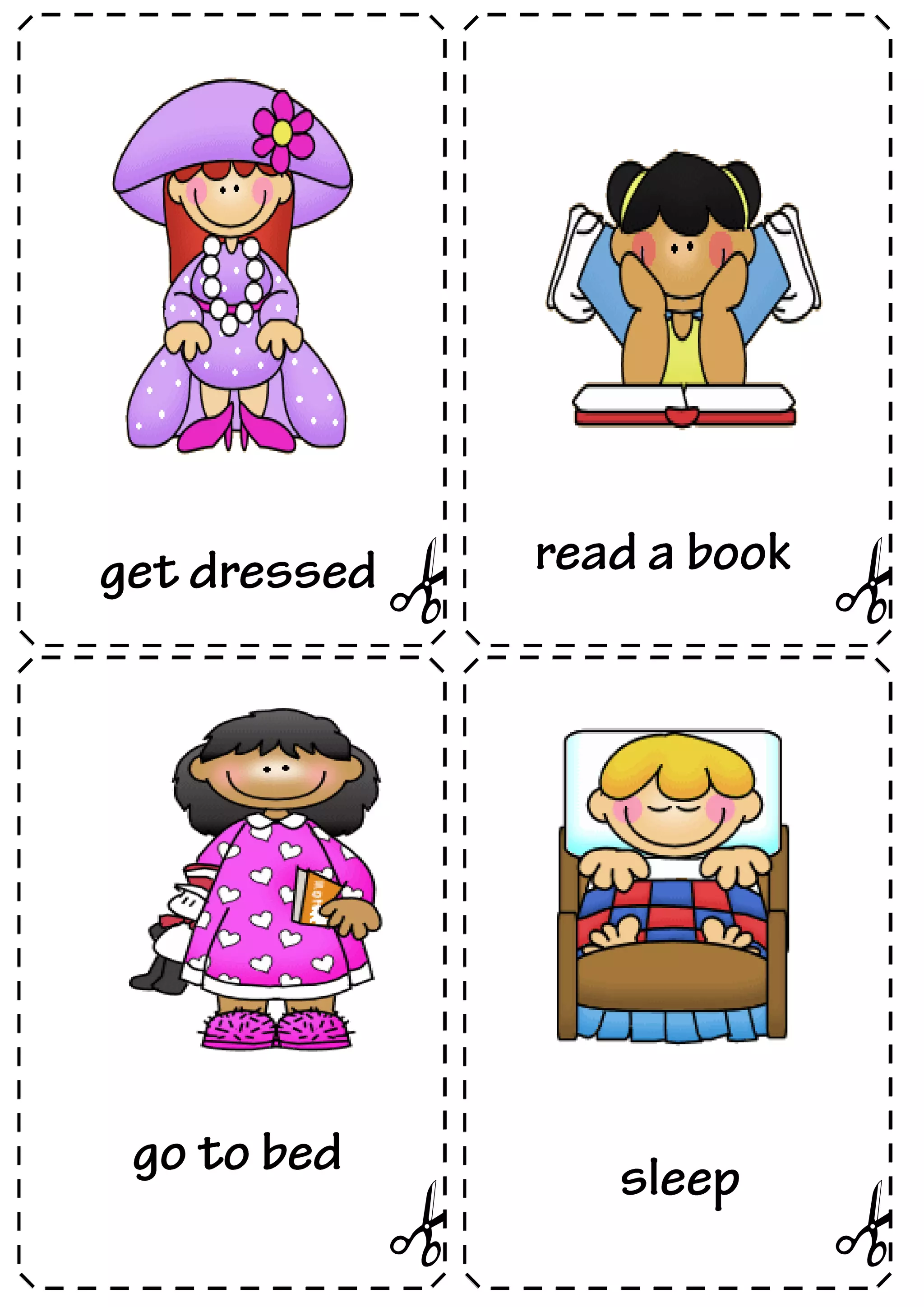 Daily Routine flashcards | PDF