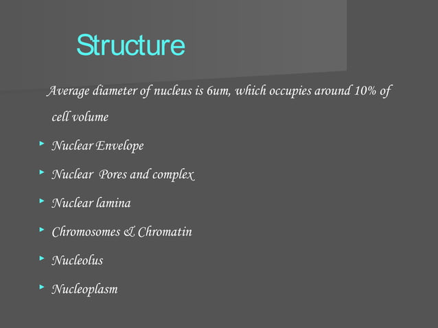 ultra structure of nucleus | PPT