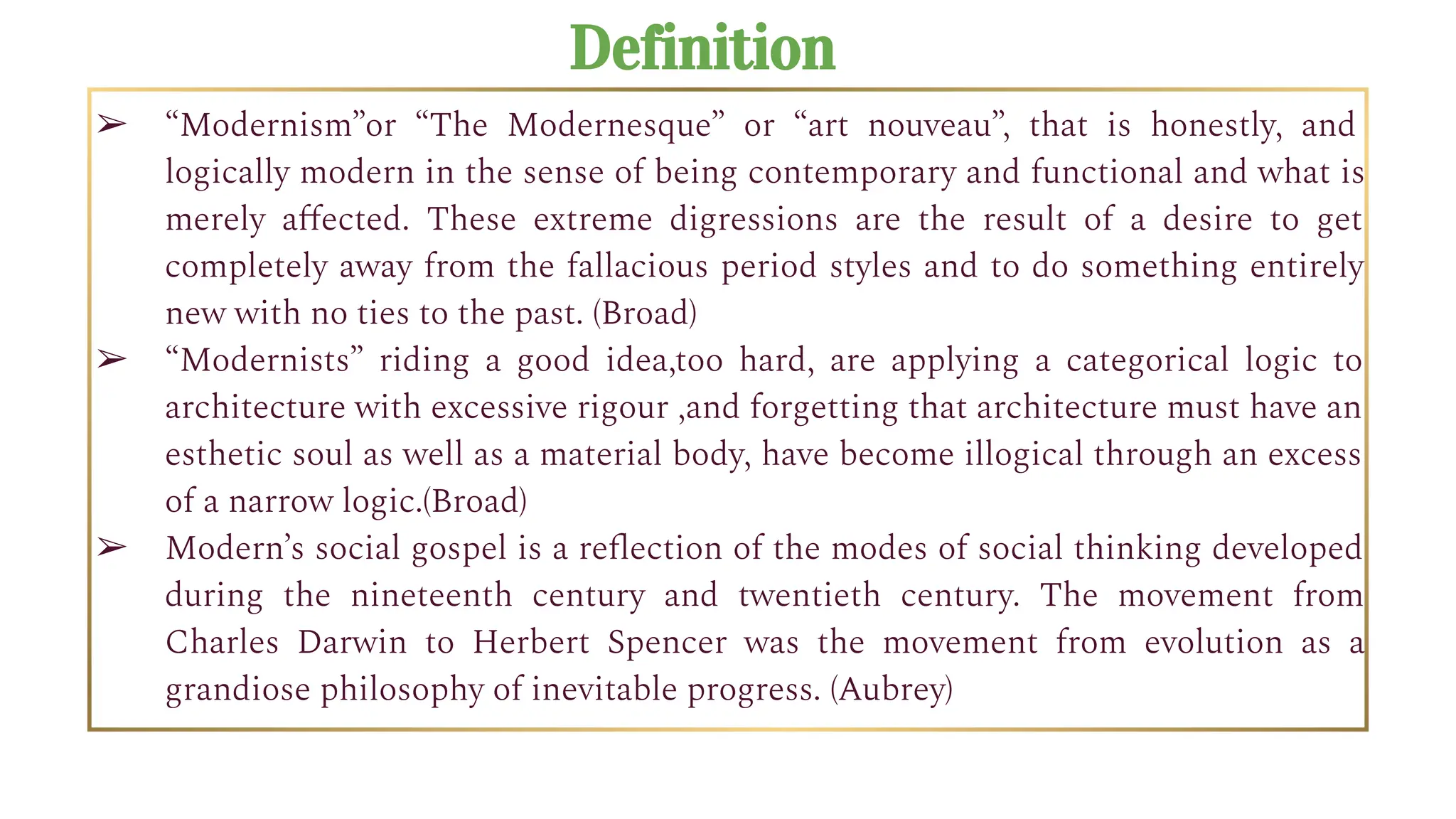 Modernism and Its Characteristics | PDF